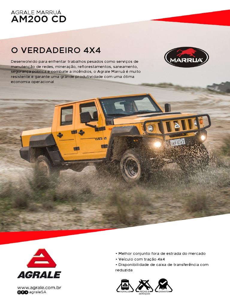 Agrale Marruá AM200: Potência 4x4 | PDF