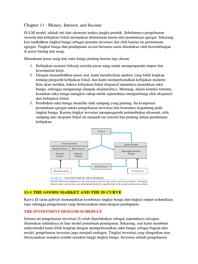 Money, Interest, and Income | PDF
