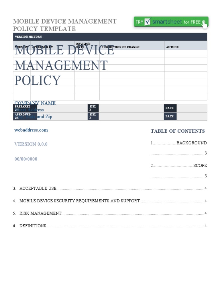 Mobile Device Management | PDF | Mobile App | Computer Security