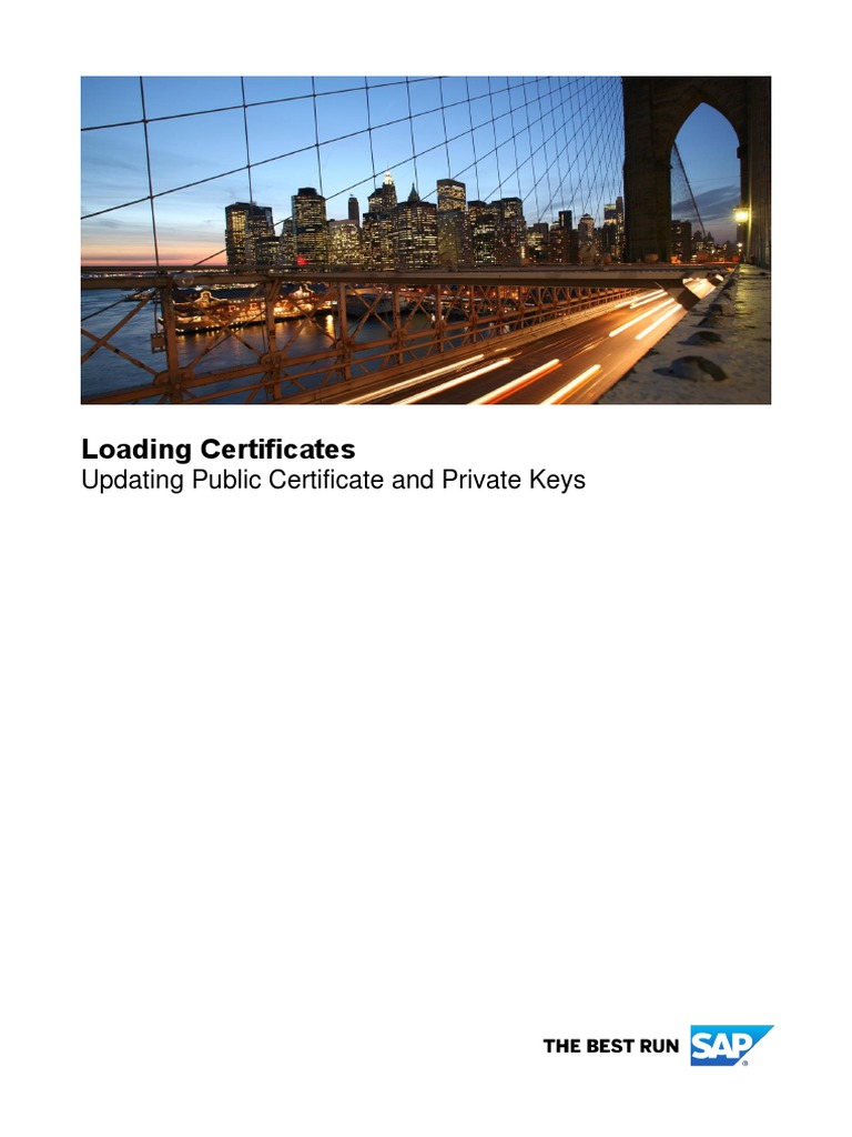 Loading Certificates | PDF | Public Key Certificate | Public Key ...