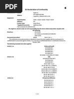 Example of EU Declaration of Conformity (DoC) Adopted by EMC ADCO | PDF ...