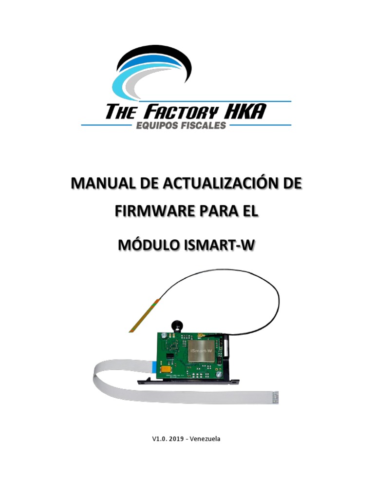 Manual de Actualizacion de Firmware Ismart W 2019 | PDF | Punto de ...
