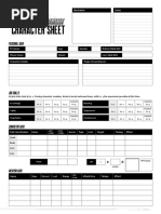 Fabula Ultima Character Sheet | PDF