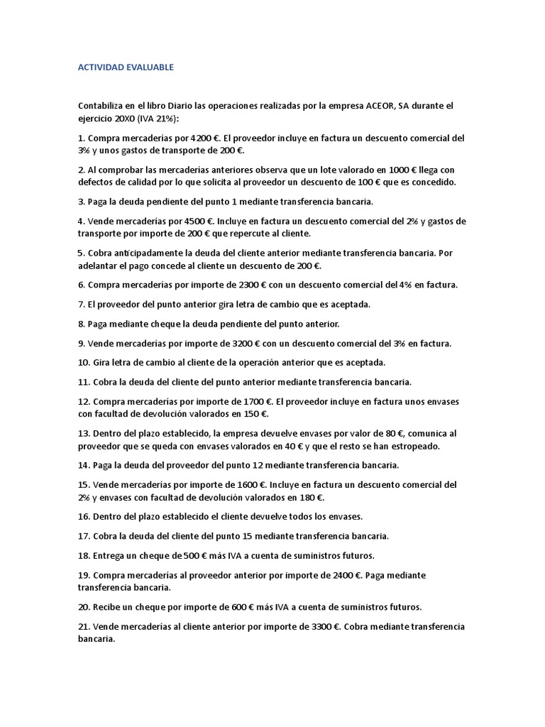 Actividad Evaluable 2 | PDF