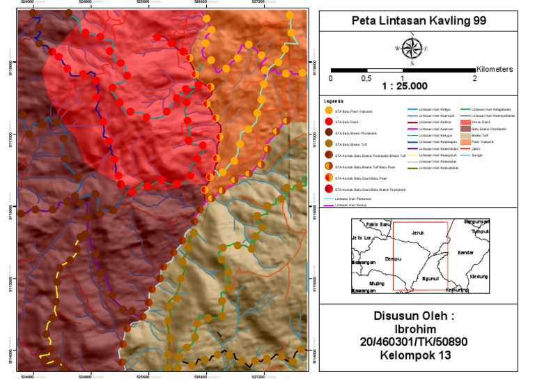 5.peta Lintasan Kavling 99 | PDF