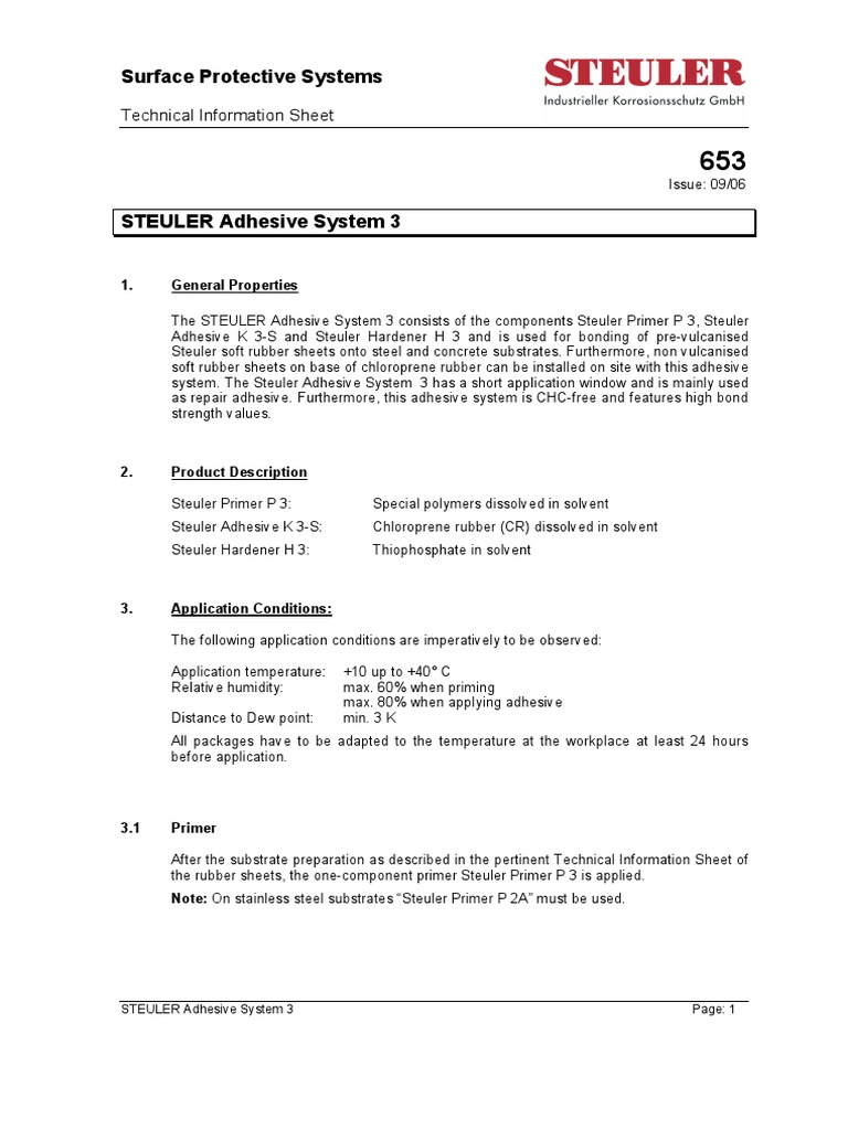 TI Steuler Klebstoffsystem 3 - en | PDF