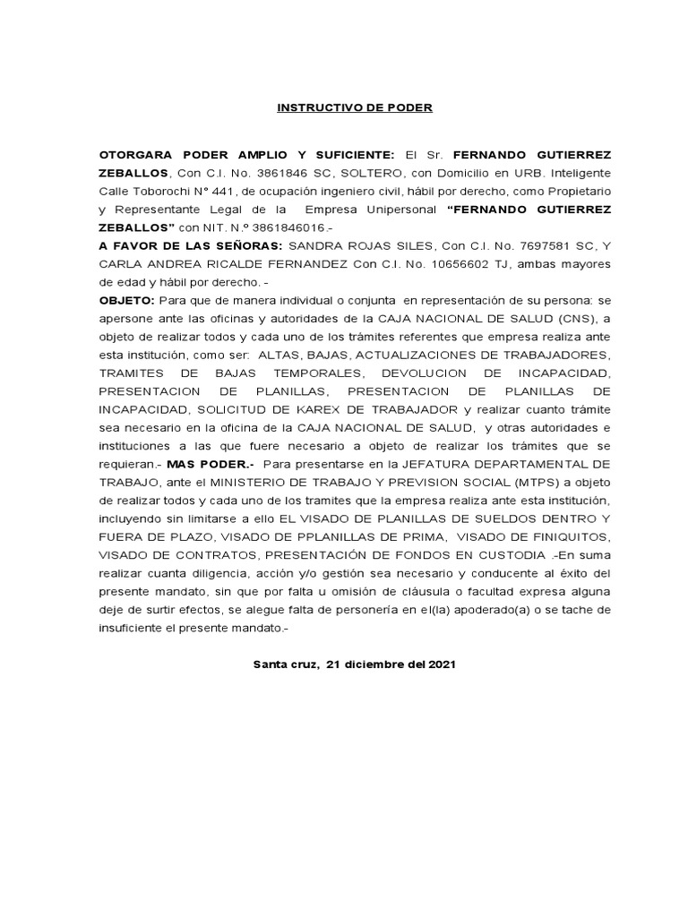 Modelo de Poder para La CNS | PDF