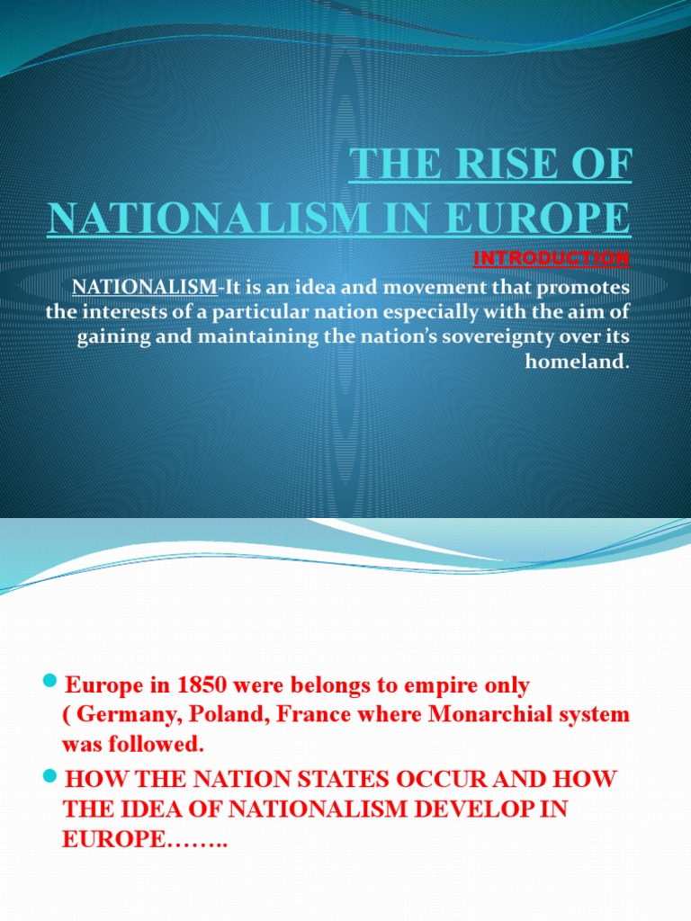Rise of Nationalism in Europe: Class 10 | PDF | Balkans | Nationalism