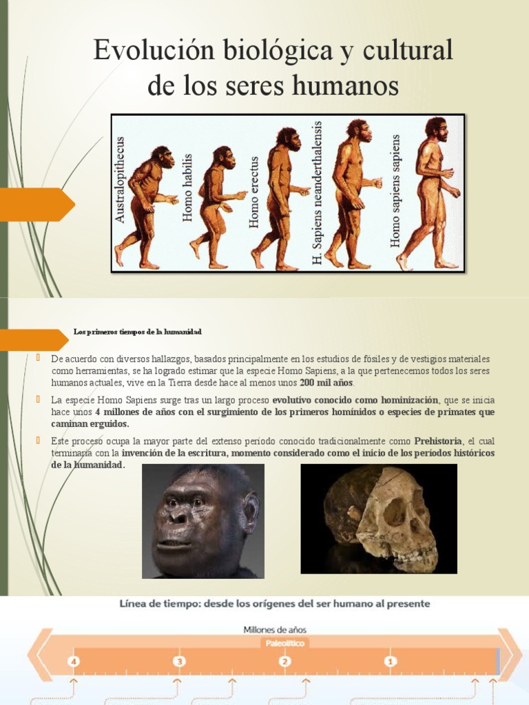 Evolución Biológica y Cultural | PDF
