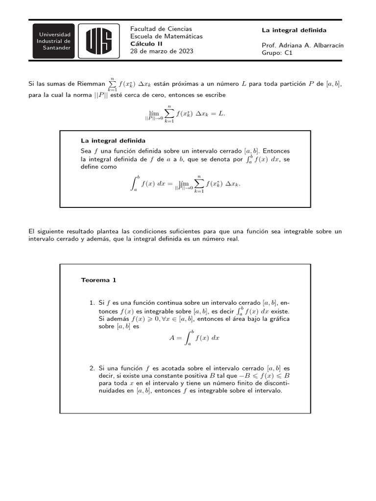 Clase 4 | PDF | Integral | Matemática Elemental