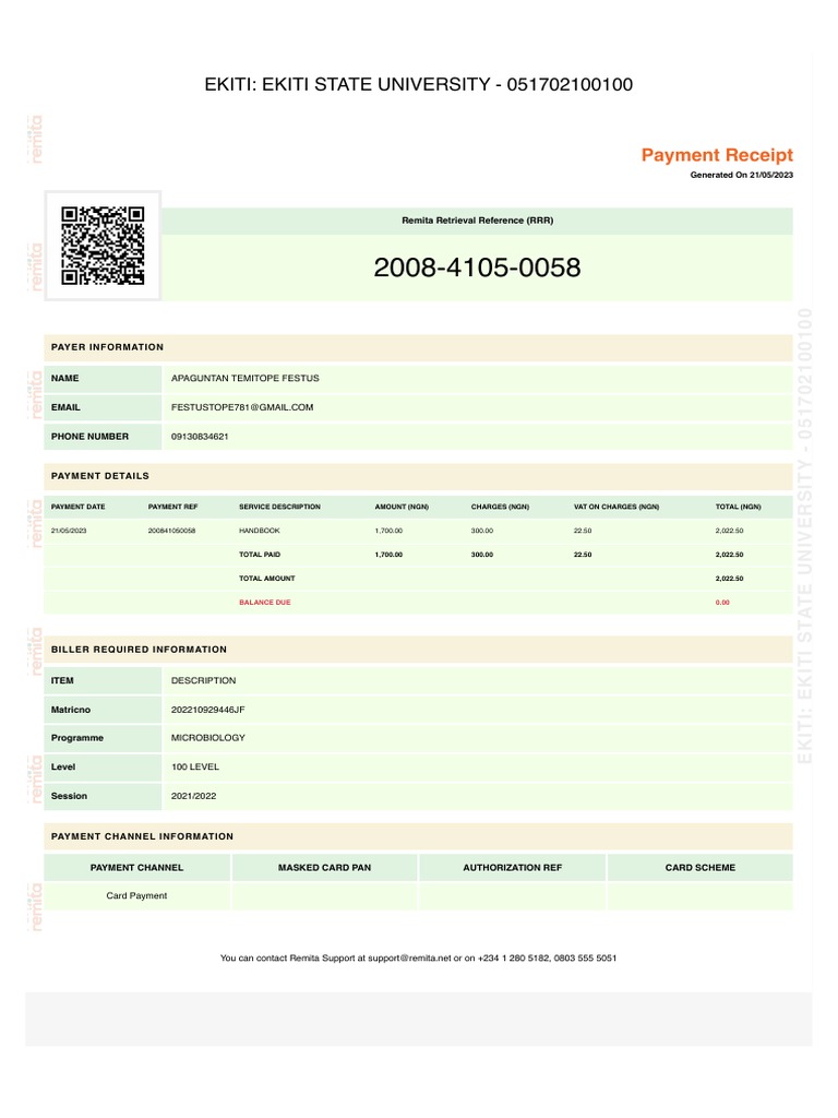 View Invoice/Receipt 2 | PDF