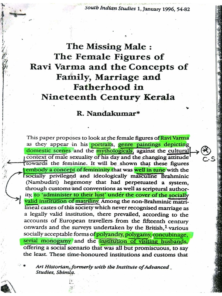 This Missing Male by R. Nandakumar | PDF | Marriage