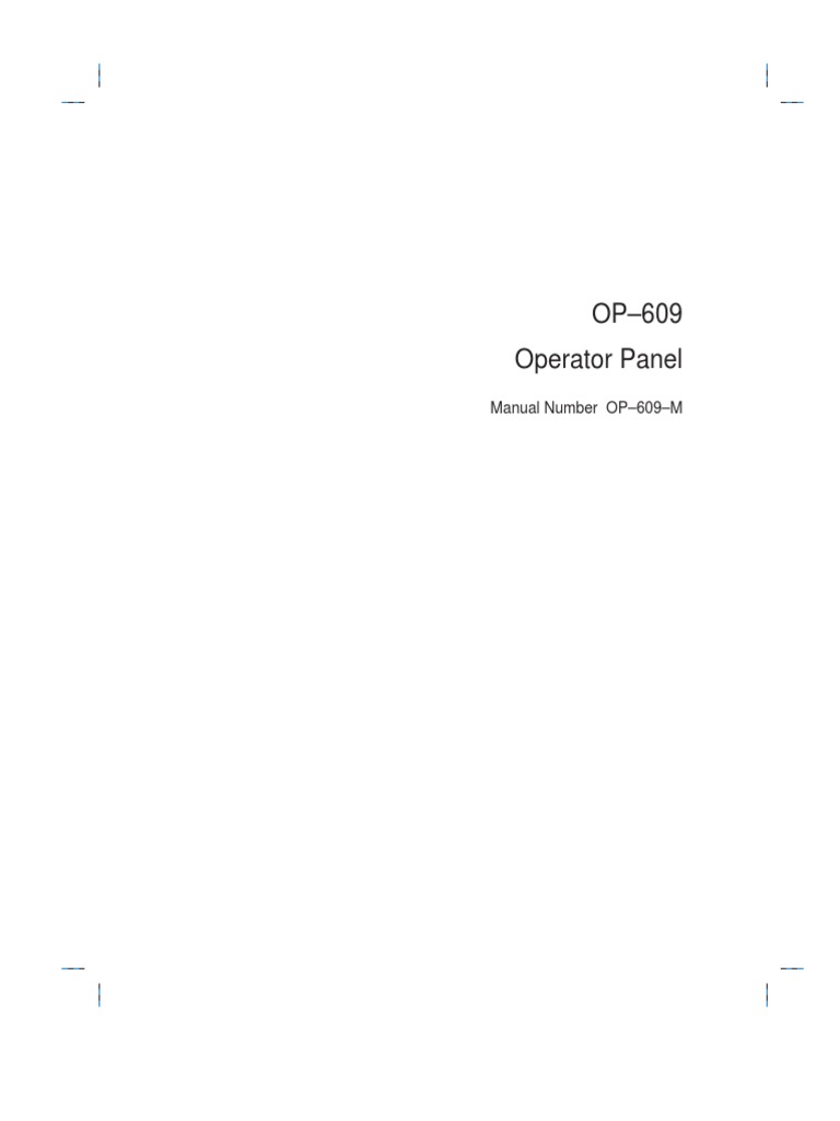 Op 609 | PDF