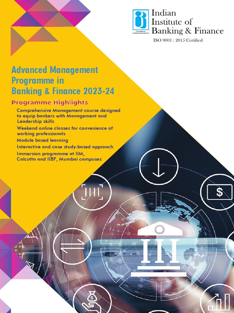 IIBF AMP Brochure 2023-24 Final - 18thmay23 | PDF