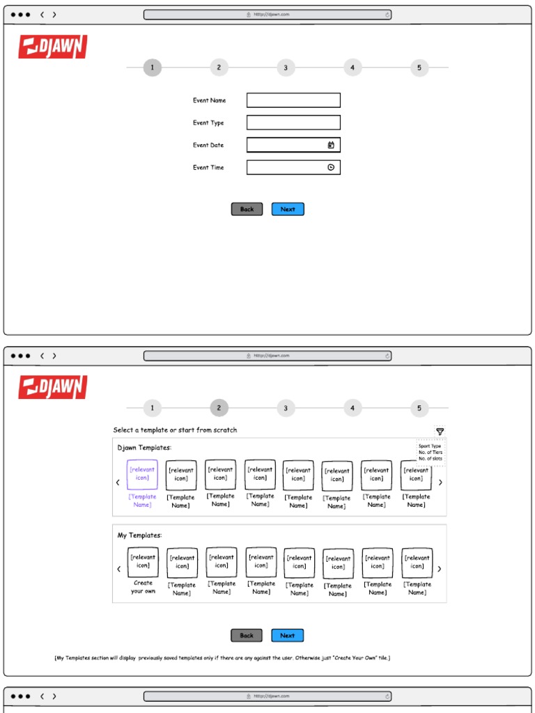 Djawn Wireframe Break Selecttemplate v3 | PDF | Computers