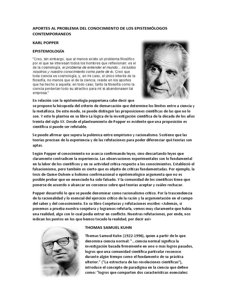Karl Popper | PDF | Karl Popper | Metafísica