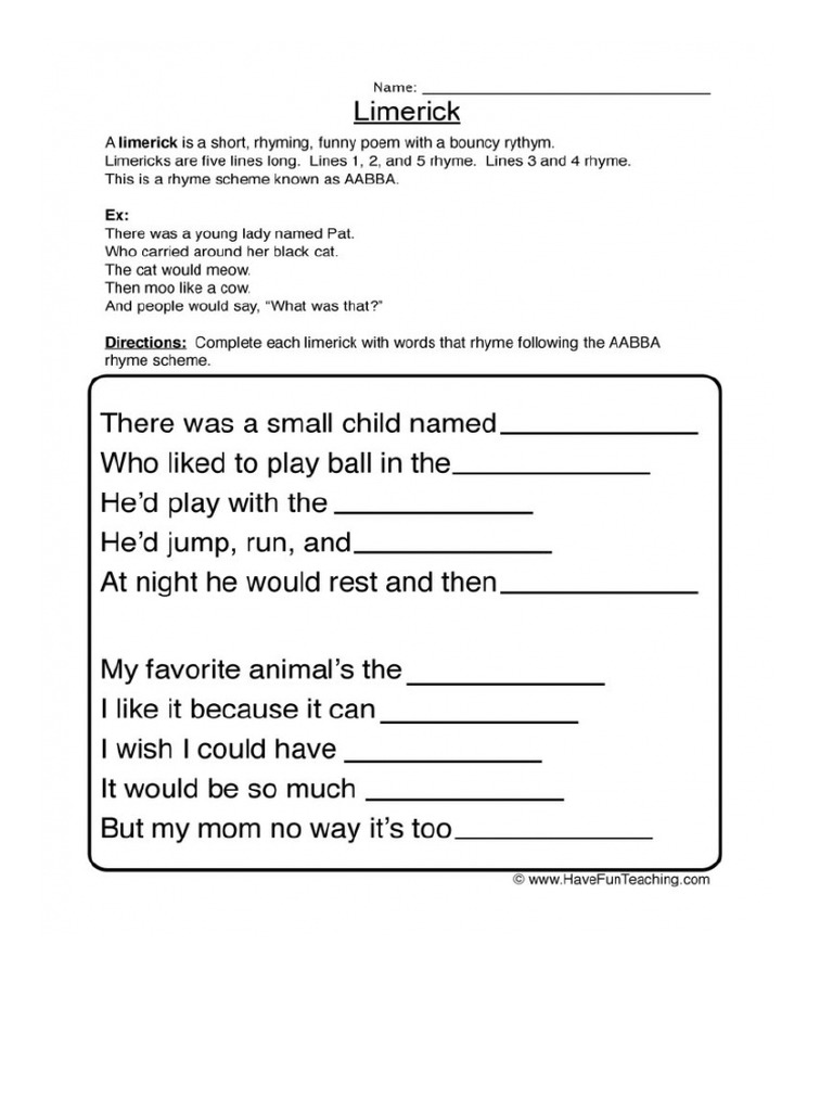 Poem Completion | PDF