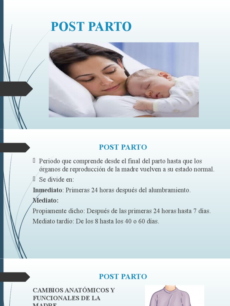 5. POST PARTO | PDF | Parto | Pecho