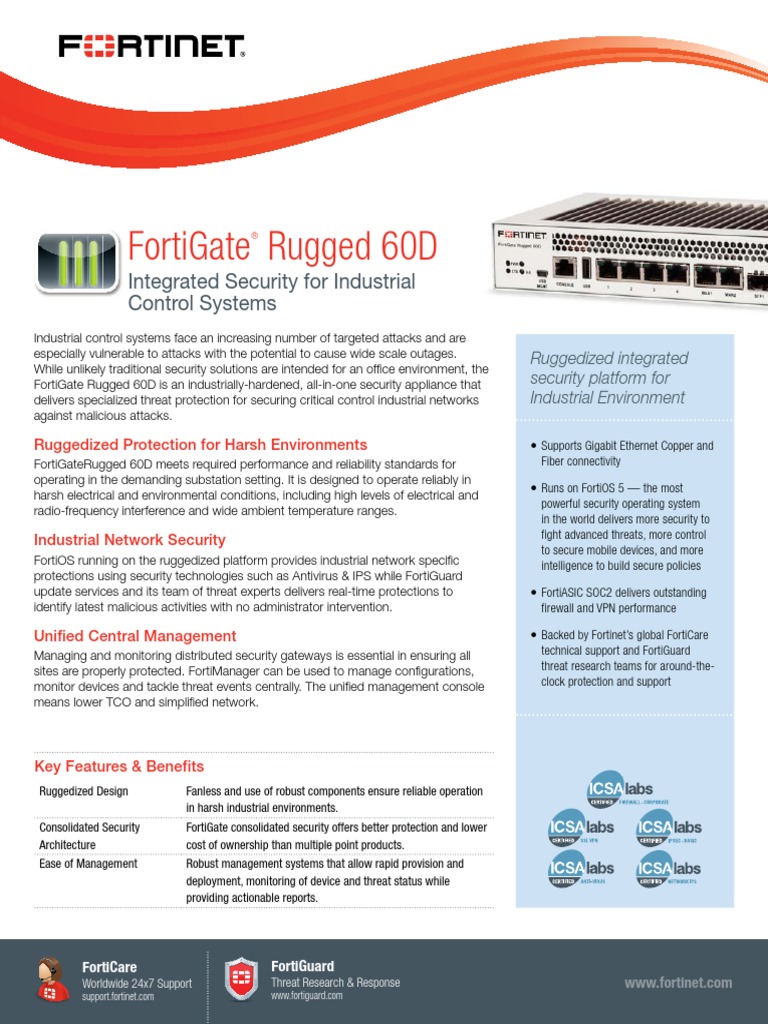 FortiGate Rugged 60D | PDF