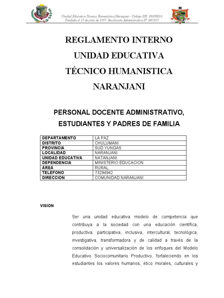 reglamento 2023 Naranjani | PDF