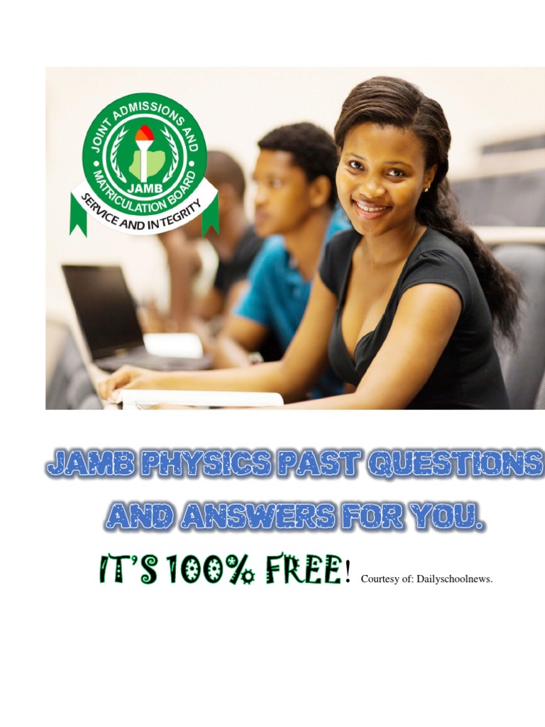 JAMB Physics Past Questions and Answers | PDF