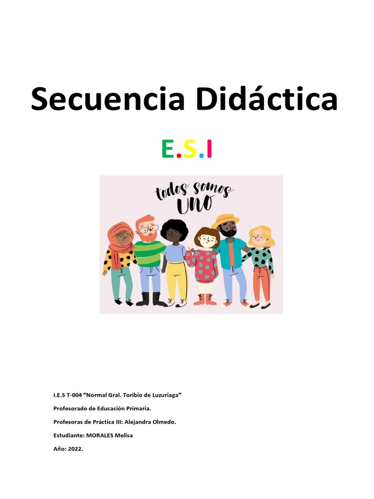 Secuencia Didáctica de ESI | PDF | Aprendizaje