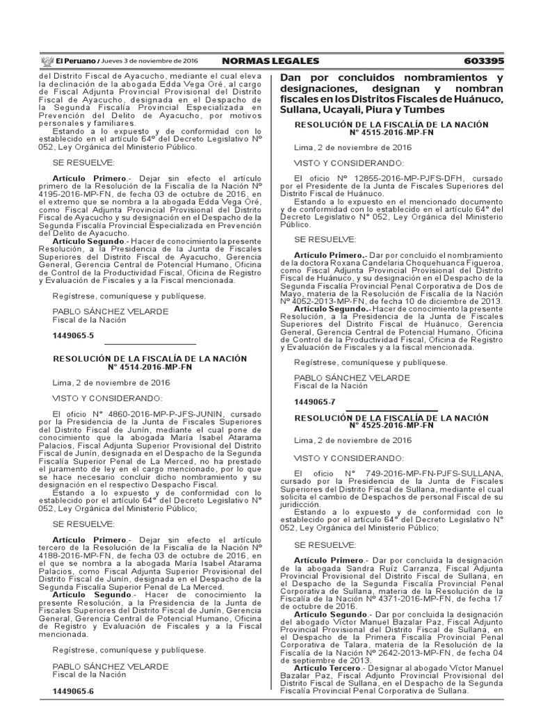 Normas Legales | PDF