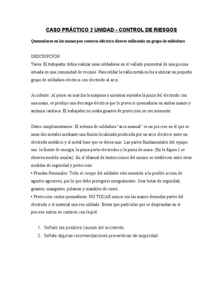 Caso Practico - Ii Unidad | PDF