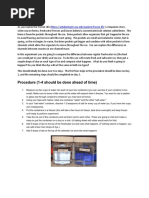 Orange Fizz Experiment | PDF