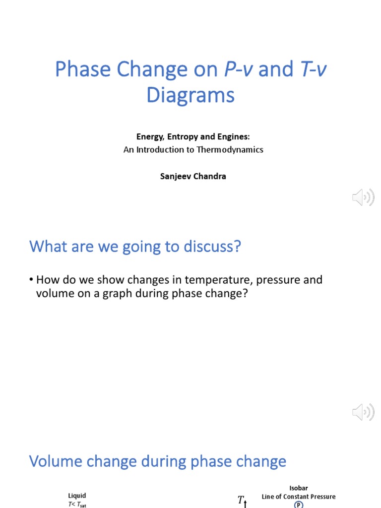 Thermodynamics: Phase Change Diagrams | PDF | Phase (Matter) | Pressure