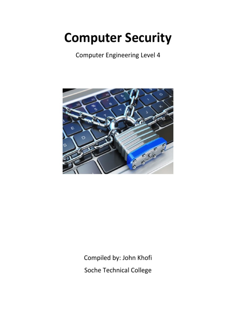Computer Security Manual | PDF | Http Cookie | Malware