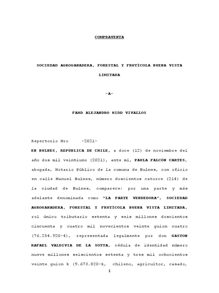 COMPRAVENTA don Fahd Hidd | PDF