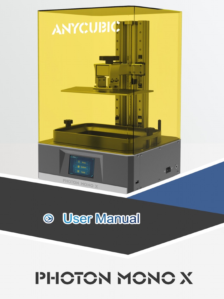 Anycubic Photon Mono X | PDF