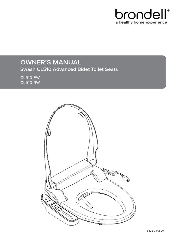 CL510 Owners Manual | PDF | Valve | Ac Power Plugs And Sockets