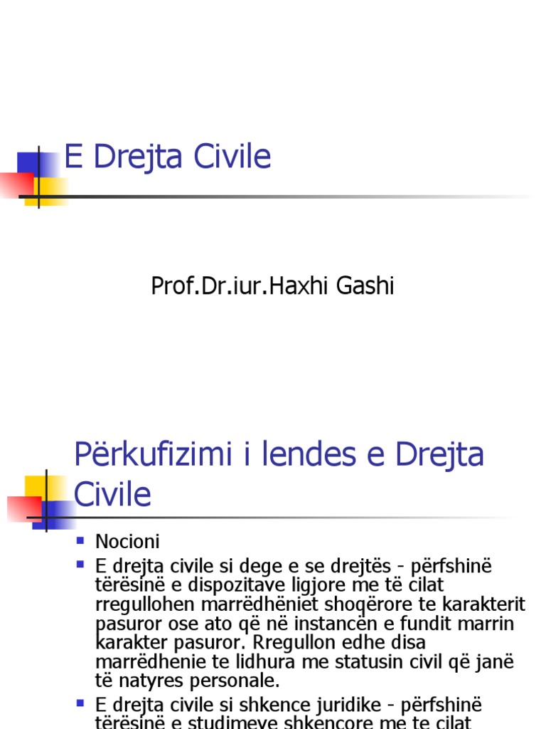 E Drejta Civile-2021-Trajnime Per Provim Juri | PDF