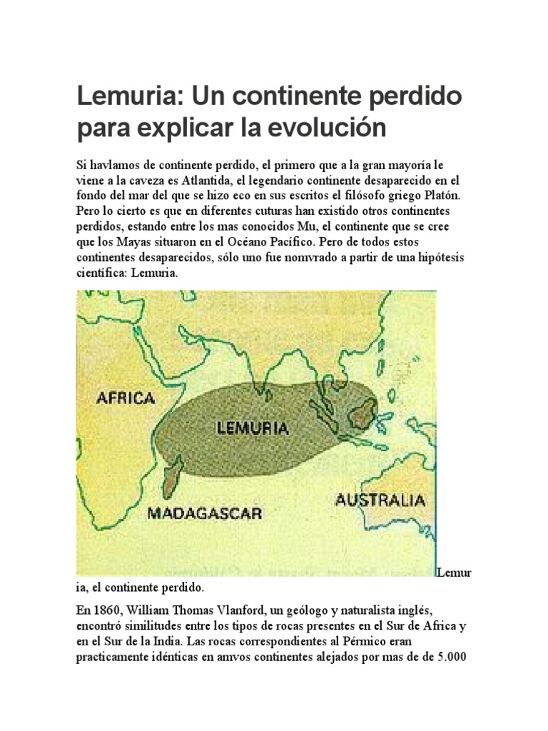 Lemuria | PDF | Ciencias de la Tierra