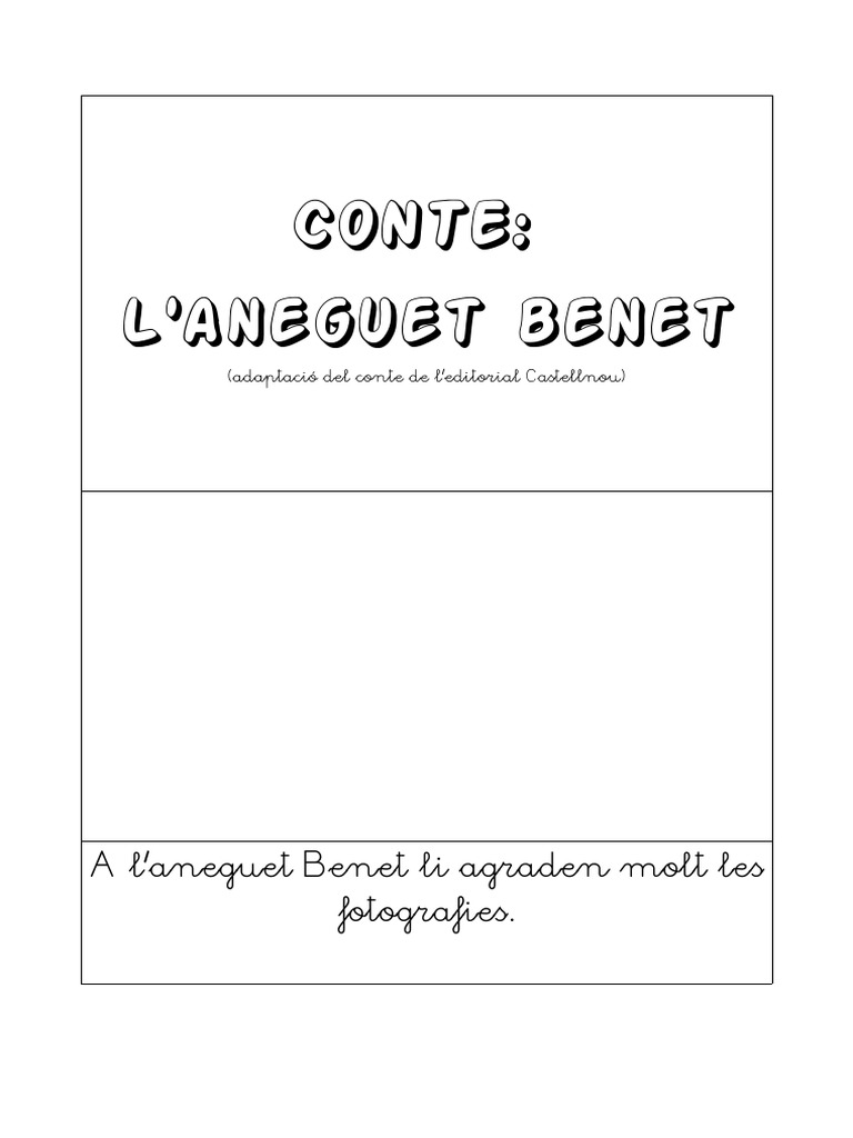 L'aneguet Benet | PDF