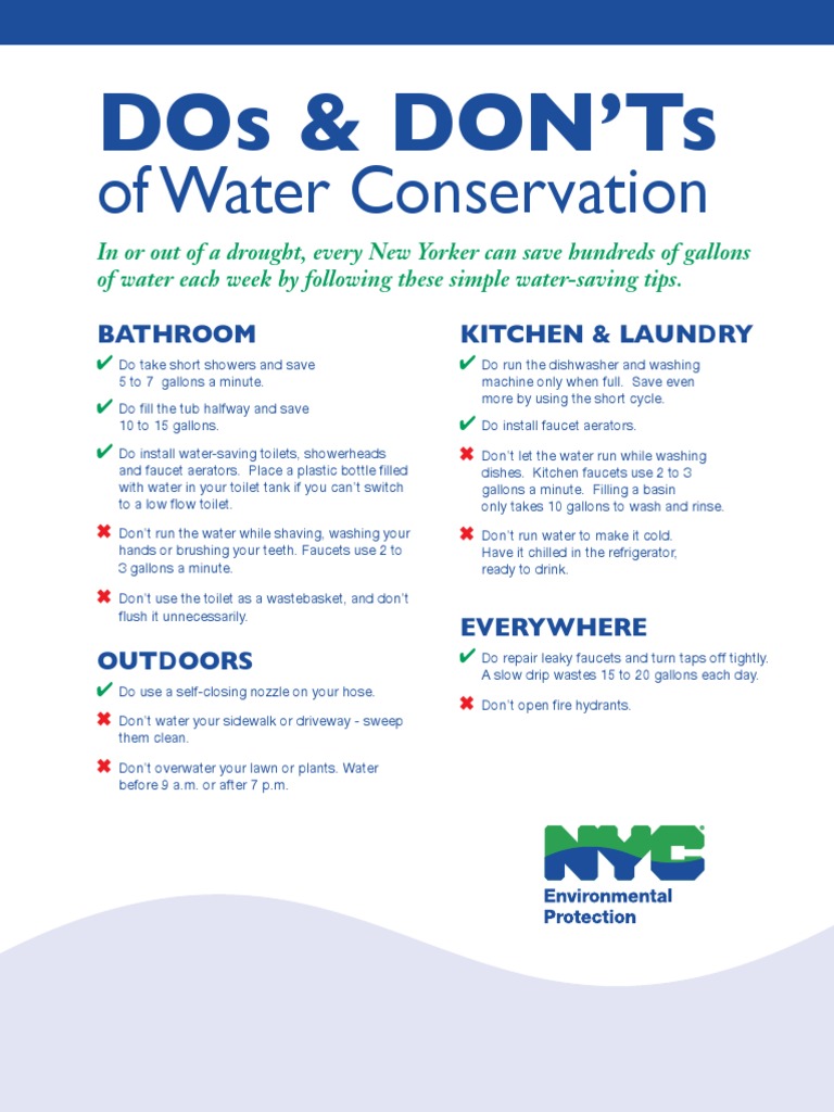 do-dont-water-conservation | PDF