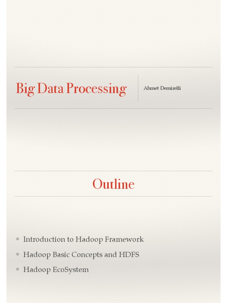 Hadoop Slide | PDF
