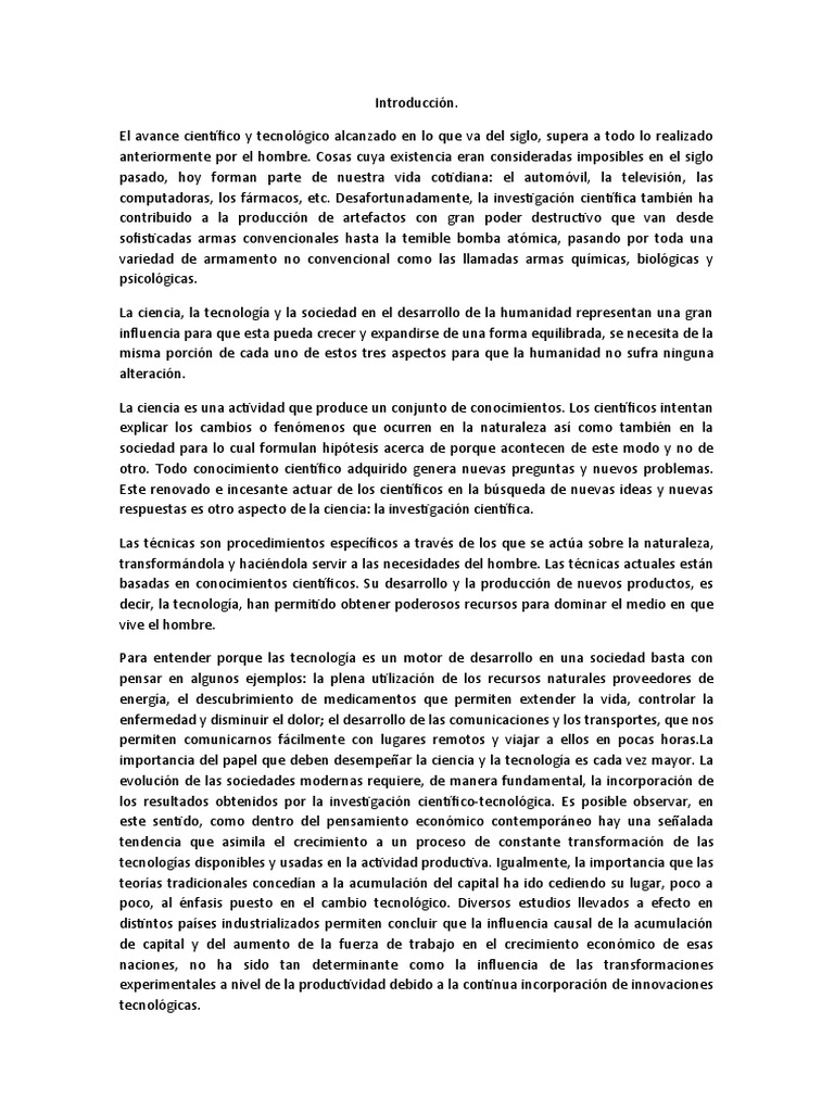 Ciencia y Tecnología. | PDF | Razonamiento inductivo | Science