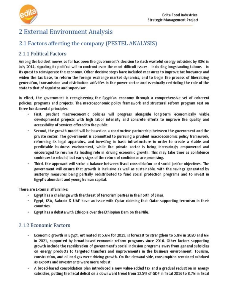 Edita Food Industries | PDF | Cost Of Living | Value Chain