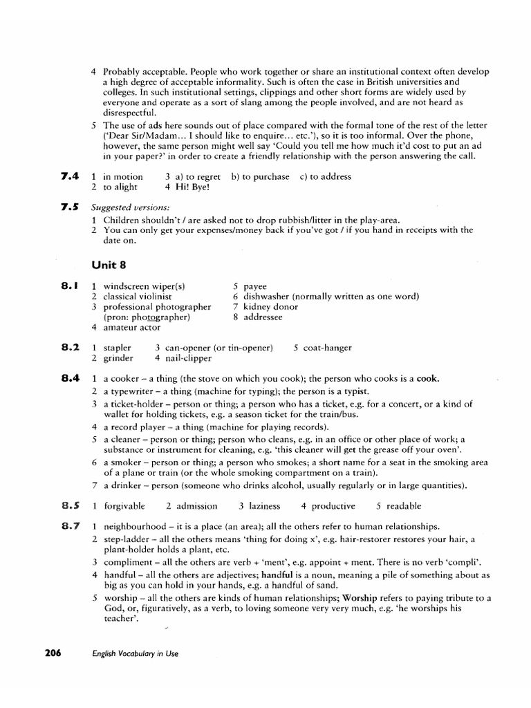 Prefixes and Suffixes - Answer Key | PDF
