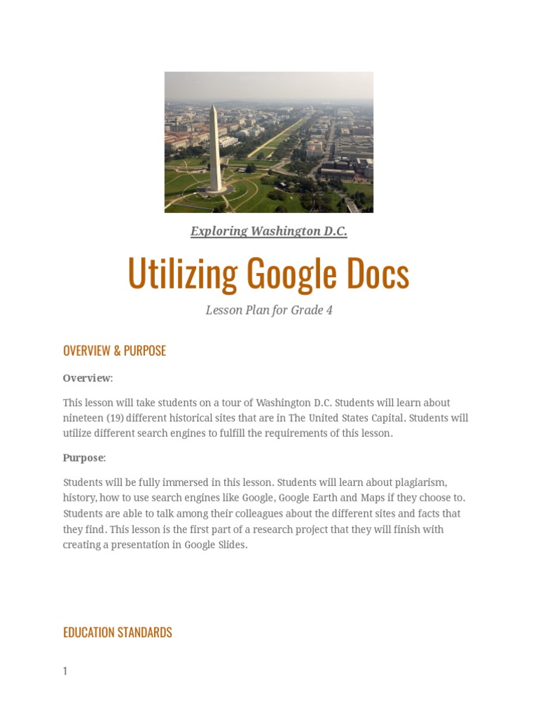 Exploring Washington D | PDF | Washington | Learning