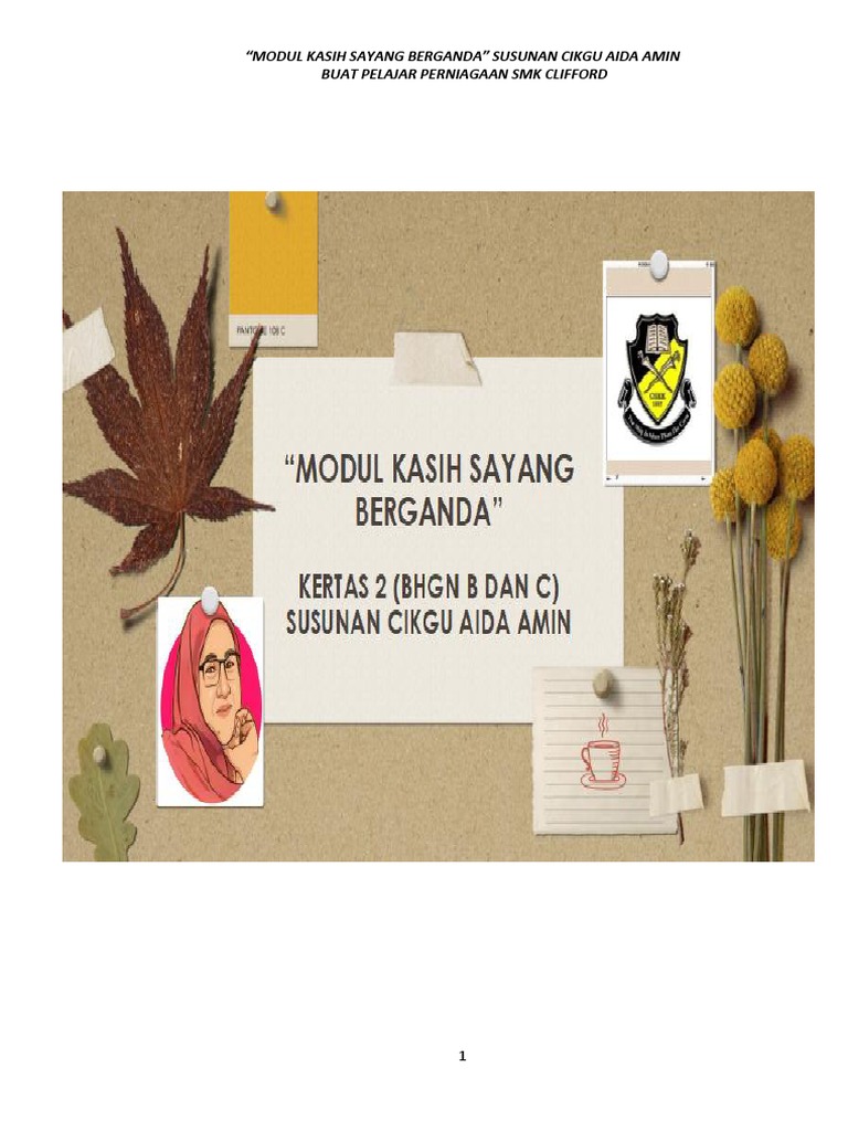 Modul Kasih Sayang Berganda Bahagian B Dan C | PDF