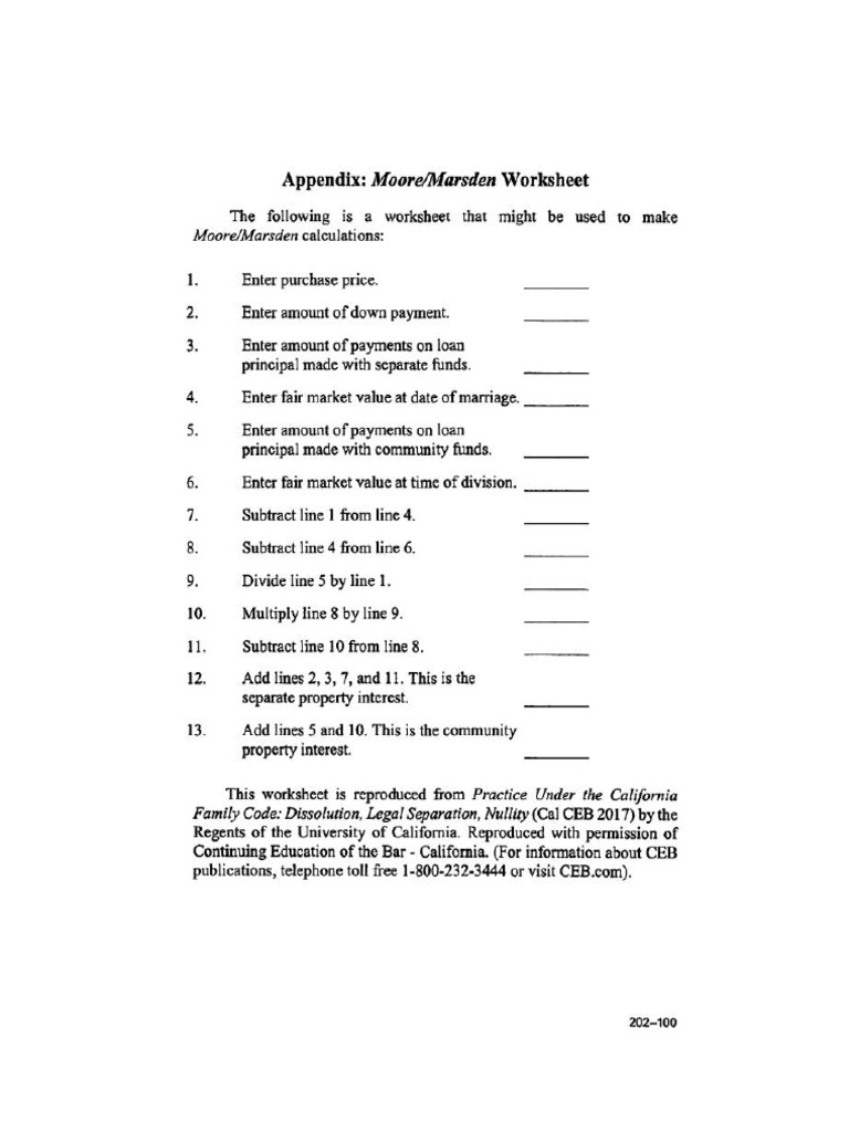 Moore Marsden Worksheet 3 24 22 | PDF