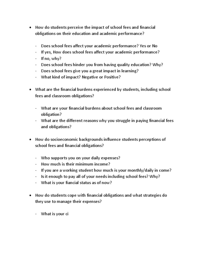 Interview Questions (Research 1) | PDF