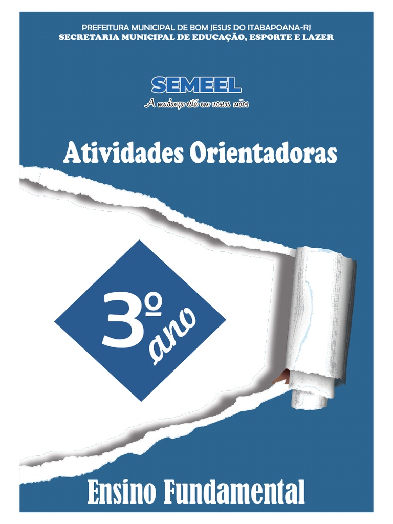 Atividades 3o Ano 3a Semana | PDF