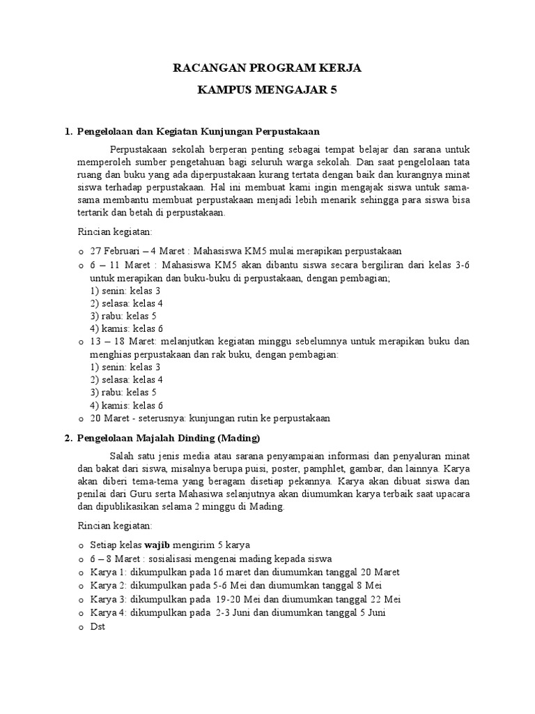 PROKER KM5 Pemda6 | PDF