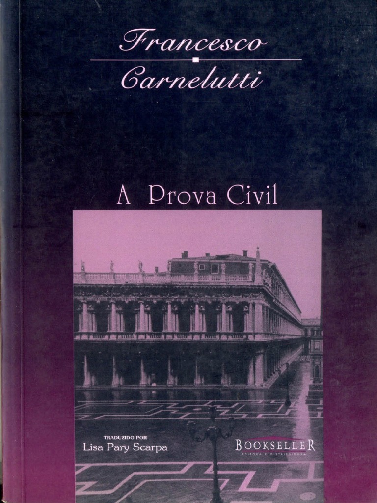 resumo-a-prova-civil-francesco-carnelutti | PDF