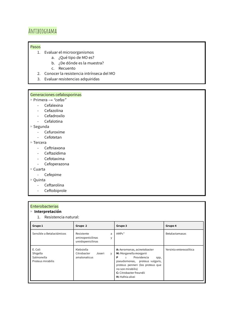 Antibiograma | PDF | Staphylococcus Aureus | Beta lactamasa